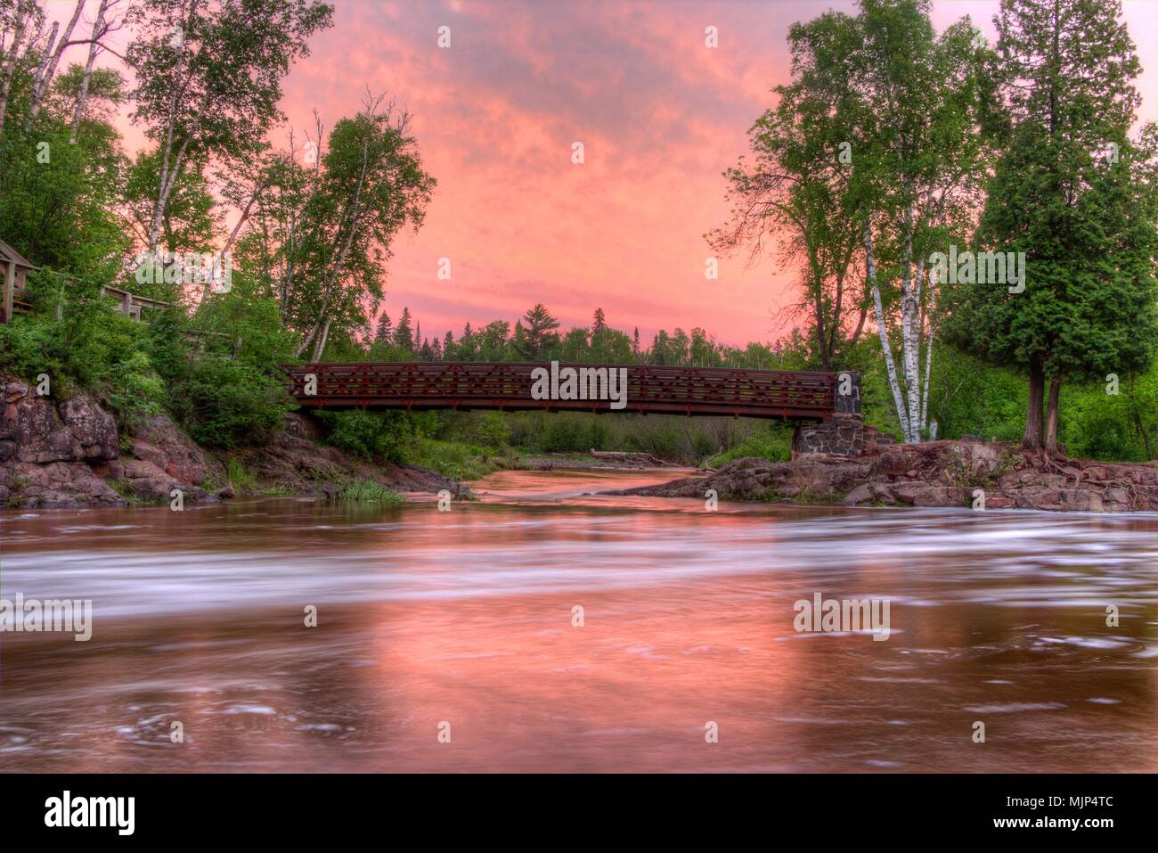 Gooseberry Falls State Park on Minnesota's North Shore of Lake Superior ...
