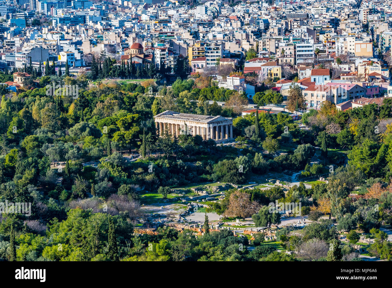 The Temple of Hephaestus or Hephaisteion is a well-preserved Greek ...