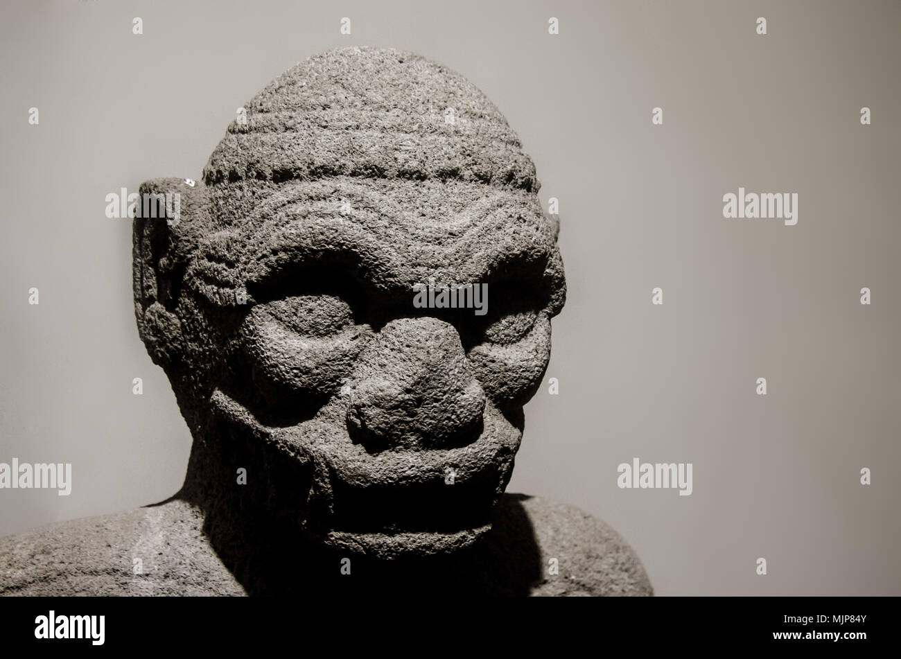 Handcrafted piece in stone made by ancient artisans of Costa Rica Stock ...