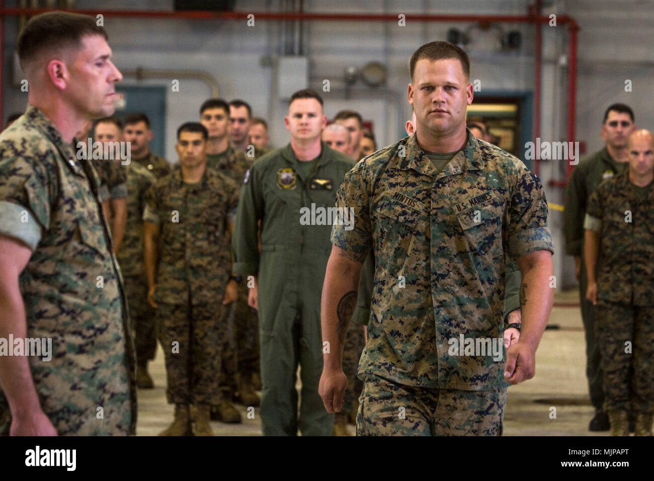 Sgt. Ethan Mintus, an unmanned aerial system (UAS) operator with Marine ...