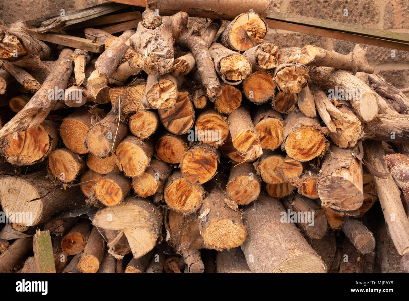Stacked Log Pattern High Resolution Stock Photography and Images - Alamy