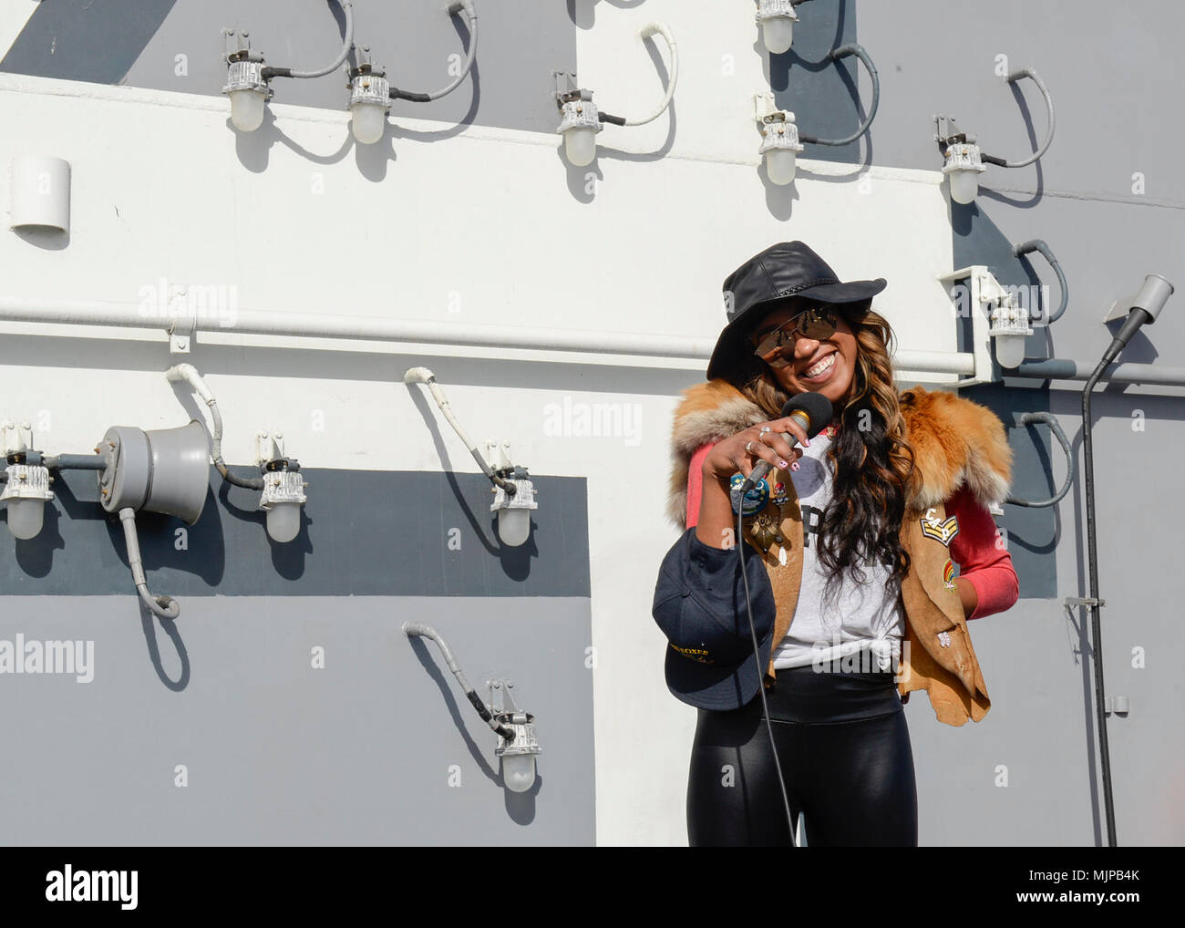 SAN DIEGO (Dec. 5, 2017) World Wrestling Entertainment (WWE) wrestler ...