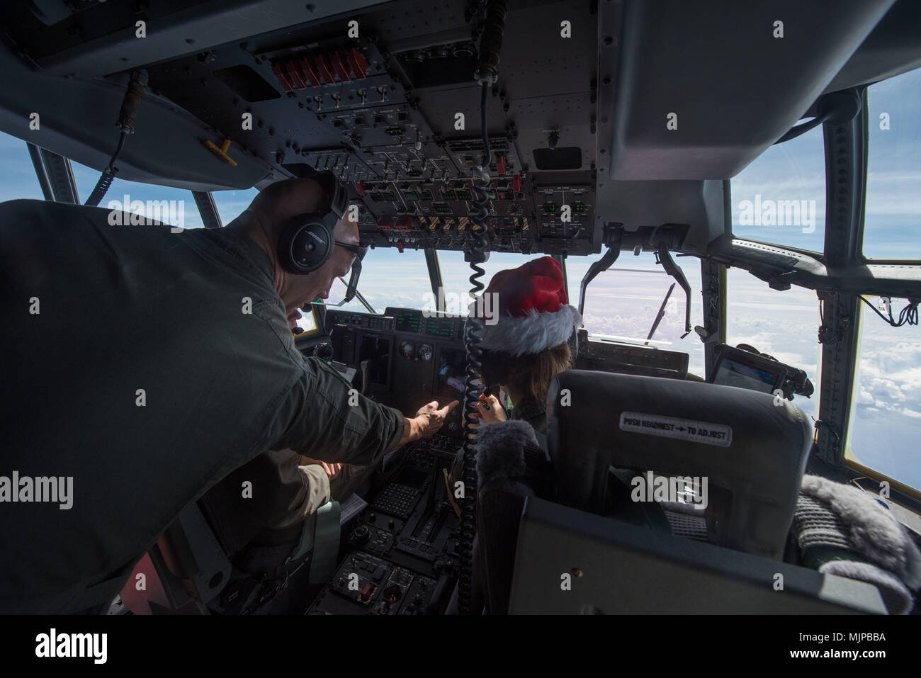 U.S. Air Force Maj. Scott Schavrien, C-130J Super Hercules instructor ...