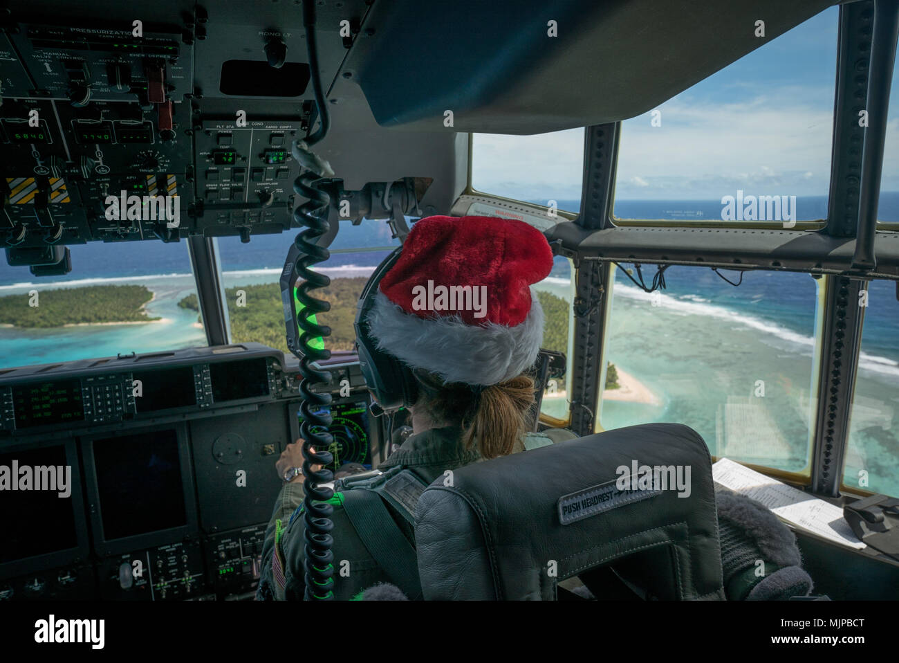 U.S. Air Force Capt. Cerre Dolby, C-130J Super Hercules aircraft ...