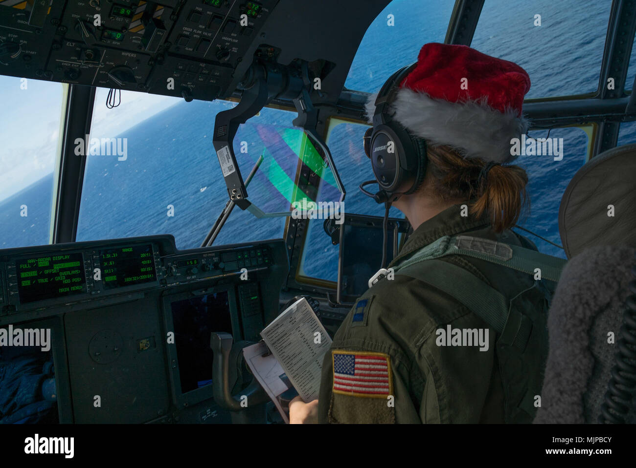 U.S. Air Force Capt. Cerre Dolby, C-130J Super Hercules aircraft ...