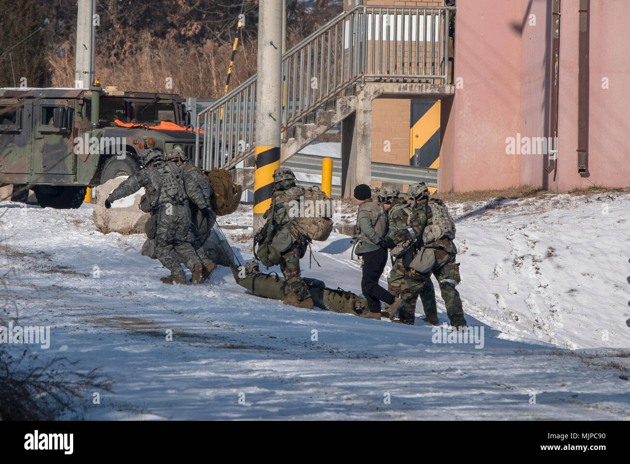 RODRIGUEZ LIVE FIRE COMPLEX, Republic of Korea – Soldiers from 1st ...