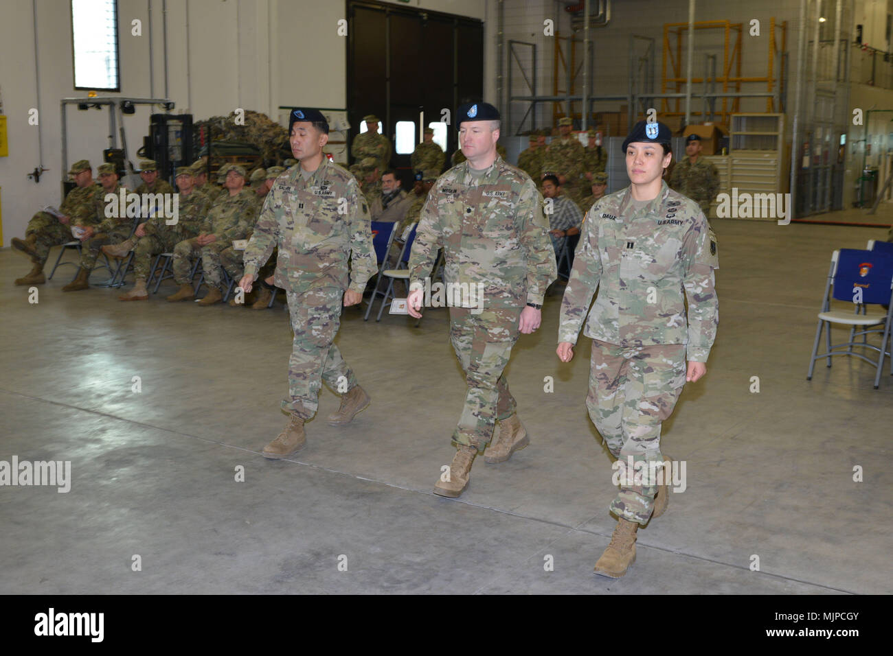 U.S. Army Africa Headquarters and Headquarters Battalion Commander Lt. Col. Brett M. Medlin ...