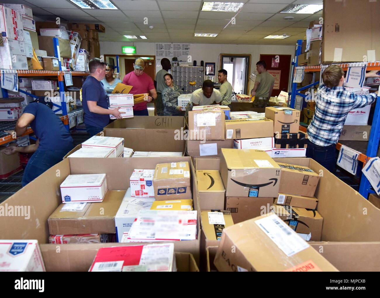Airmen from different career fields within the 386th Air Expeditionary ...