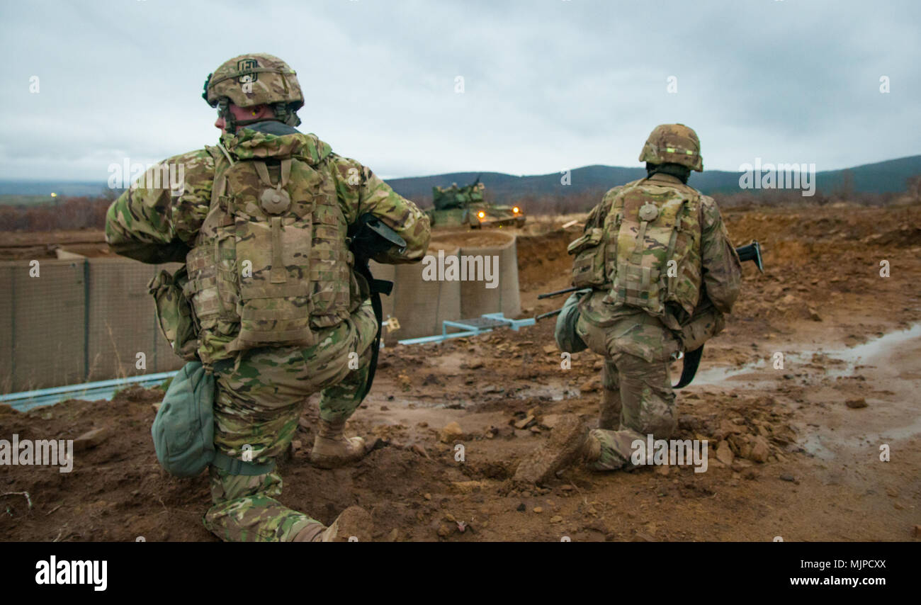 Soldiers from 1st Battalion, 18th Infantry Regiment, 2nd Armored ...