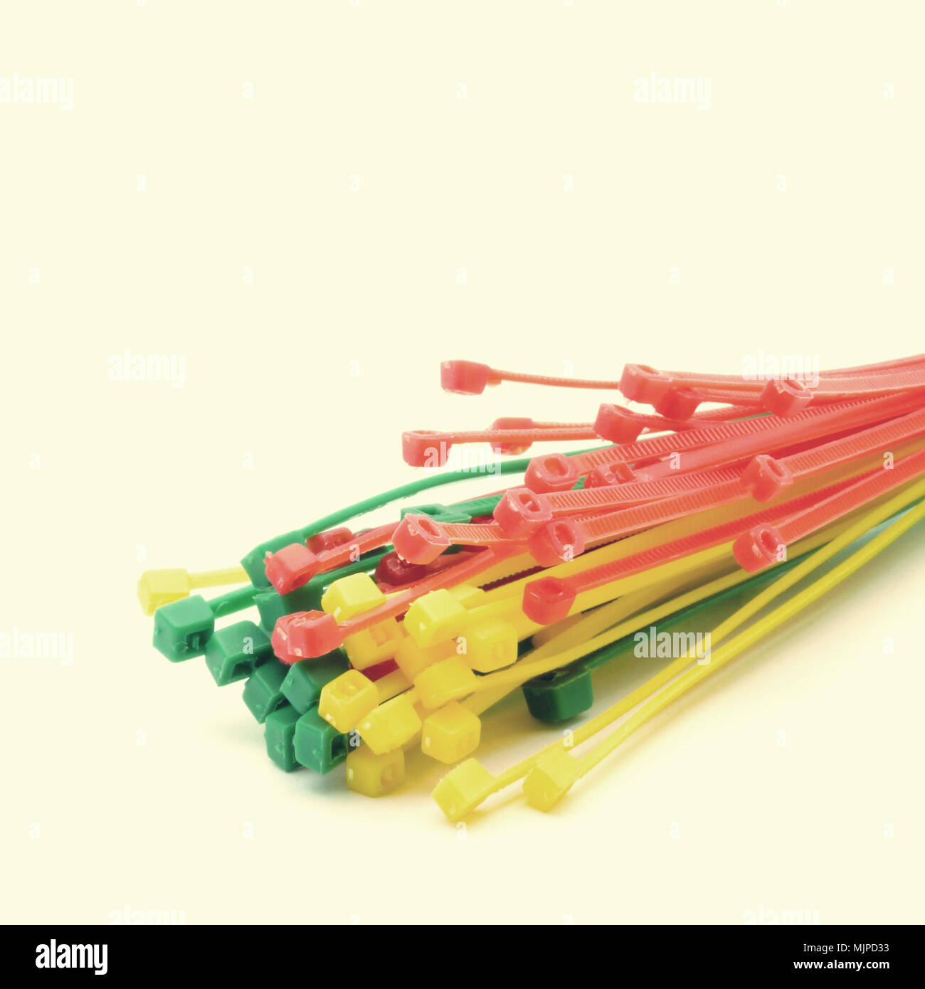 cable ties old vintage retro style Stock Photo - Alamy