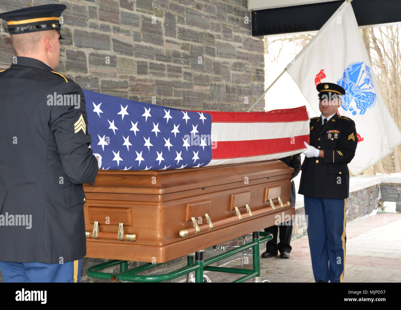 New York Army National Guard Sgt. Ramon Rodriguez (right) and Sgt ...