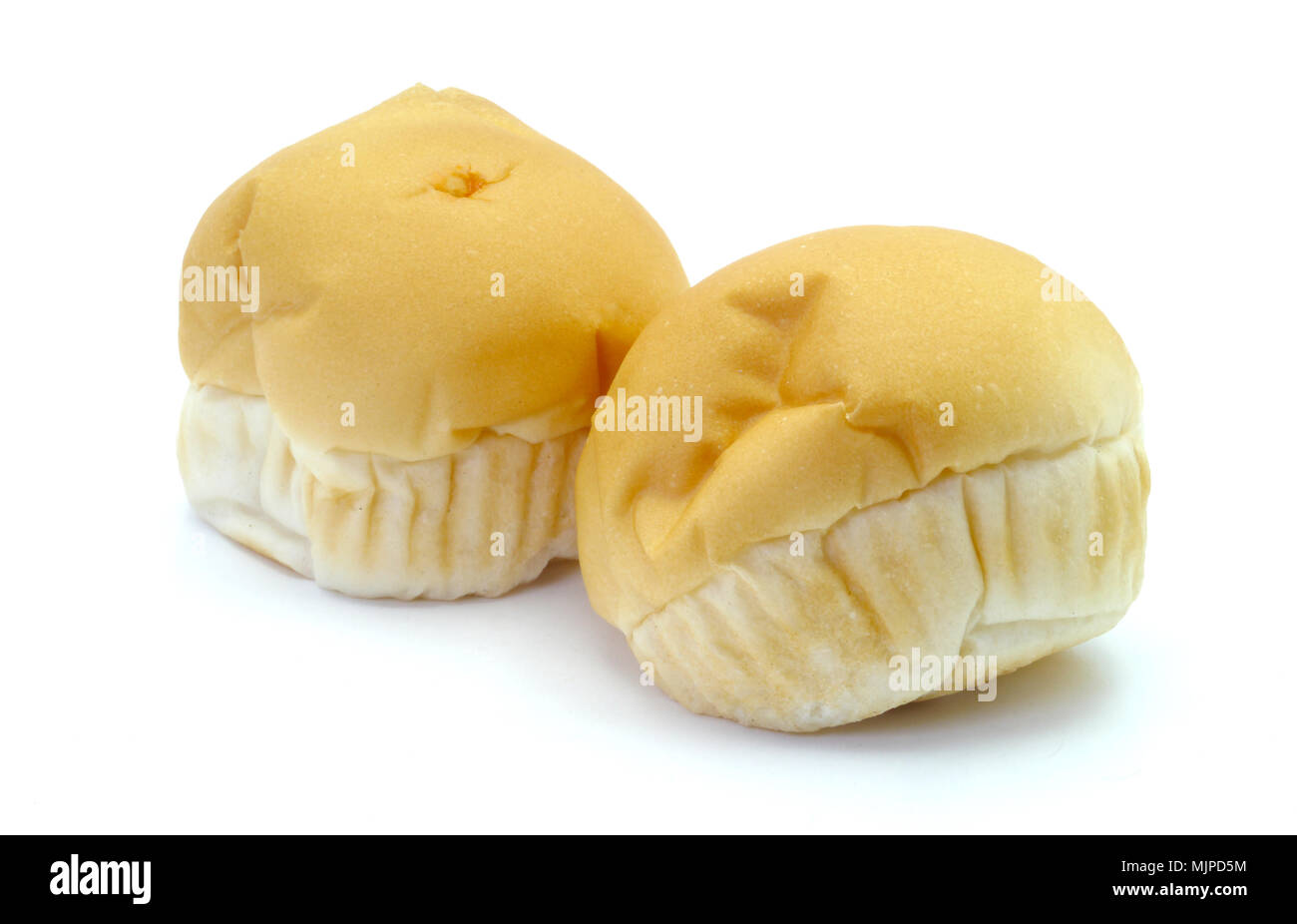 delicious buns with isolated on white background Stock Photo - Alamy