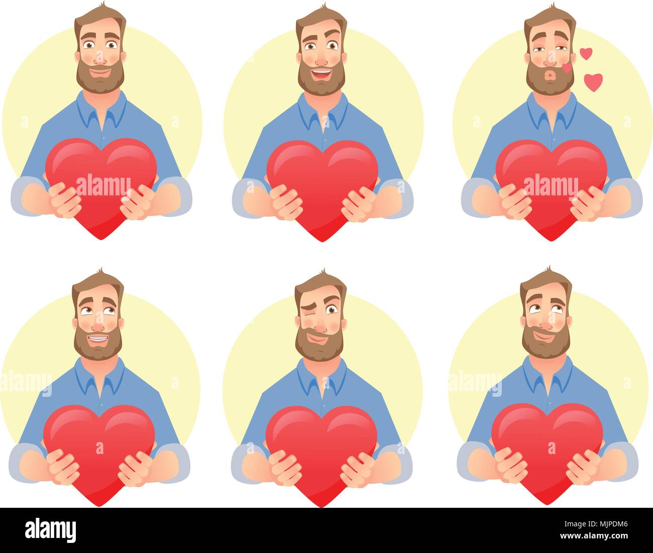 Man with offering Stock Vector Images - Alamy