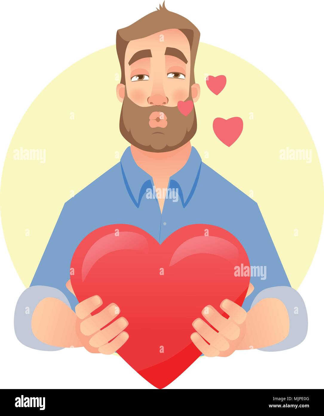 Air beautiful red heart Stock Vector Images - Alamy