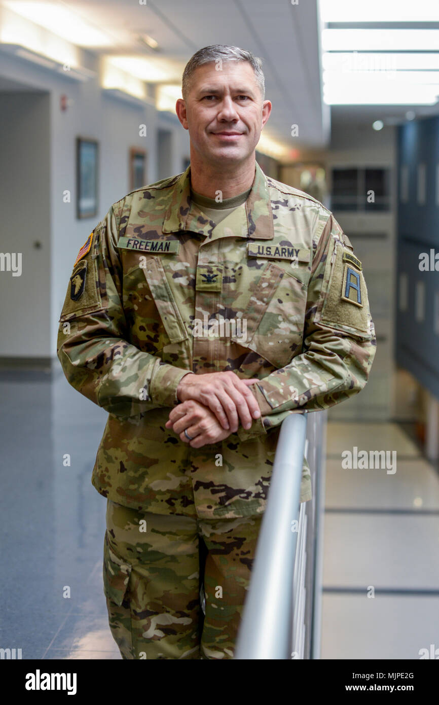 Col. Chuck Freeman, the Senior Army Advisor to the North Carolina ...