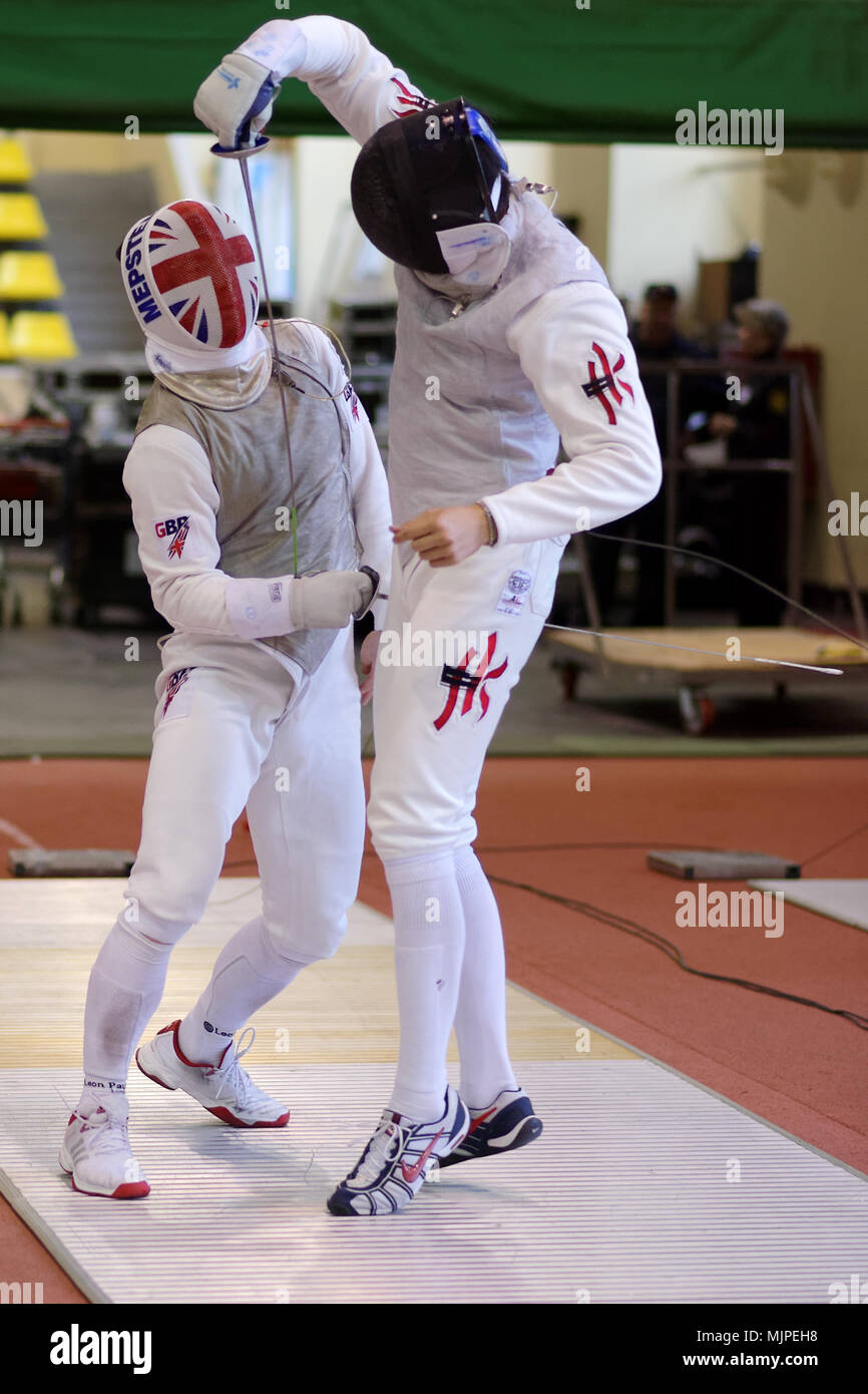 Foil fencing hong kong hi-res stock photography and images - Alamy