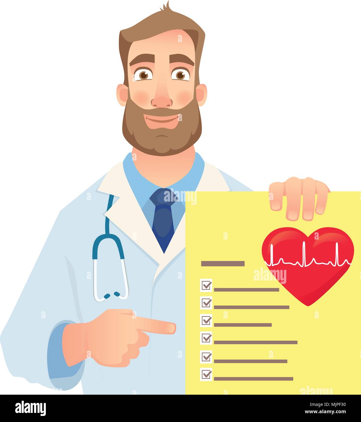 Hand doctor holding test Stock Vector Images - Alamy