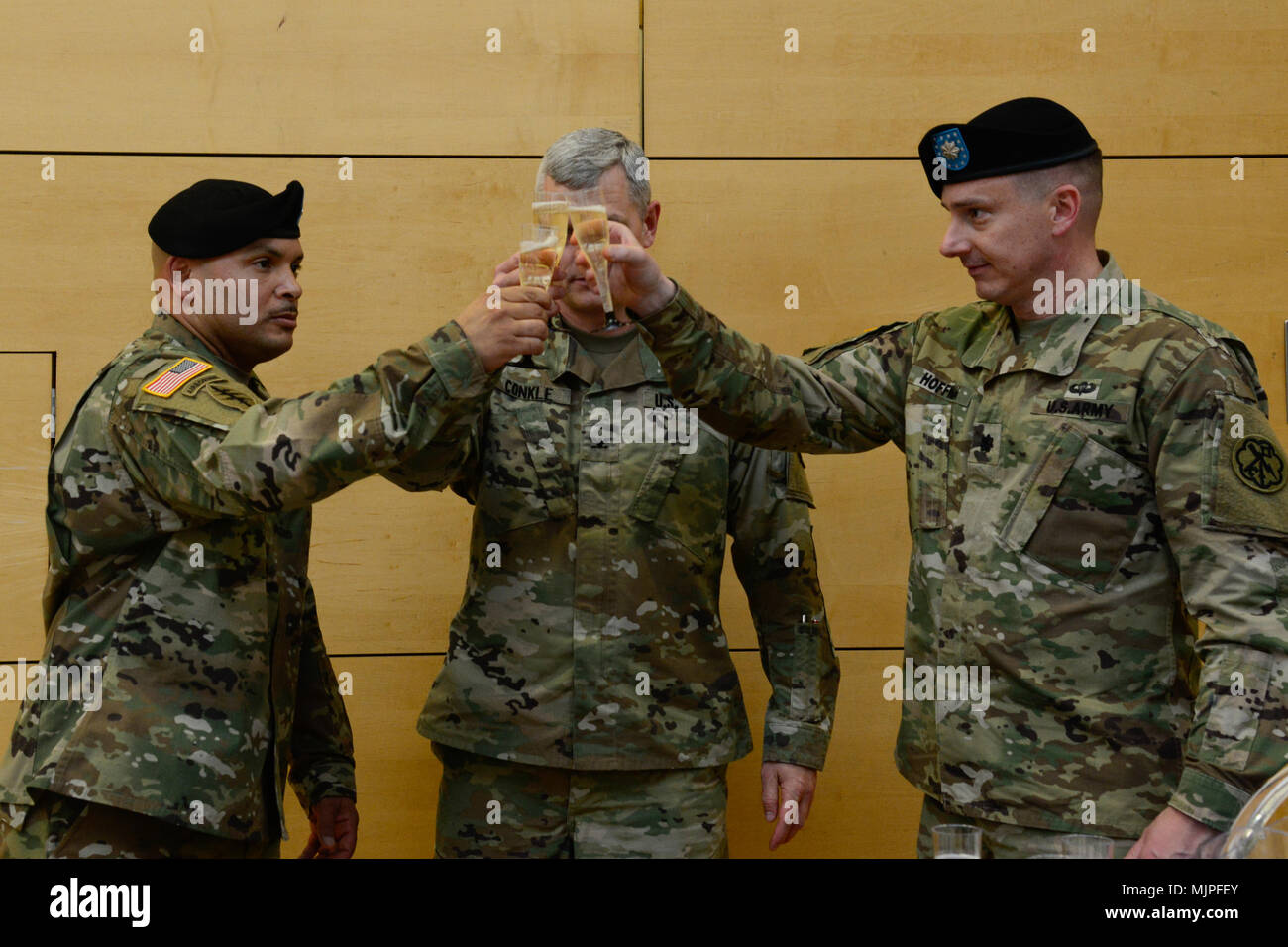 From left to right, U.S. Army Command Sgt. Maj. Humberto Rivera, the ...