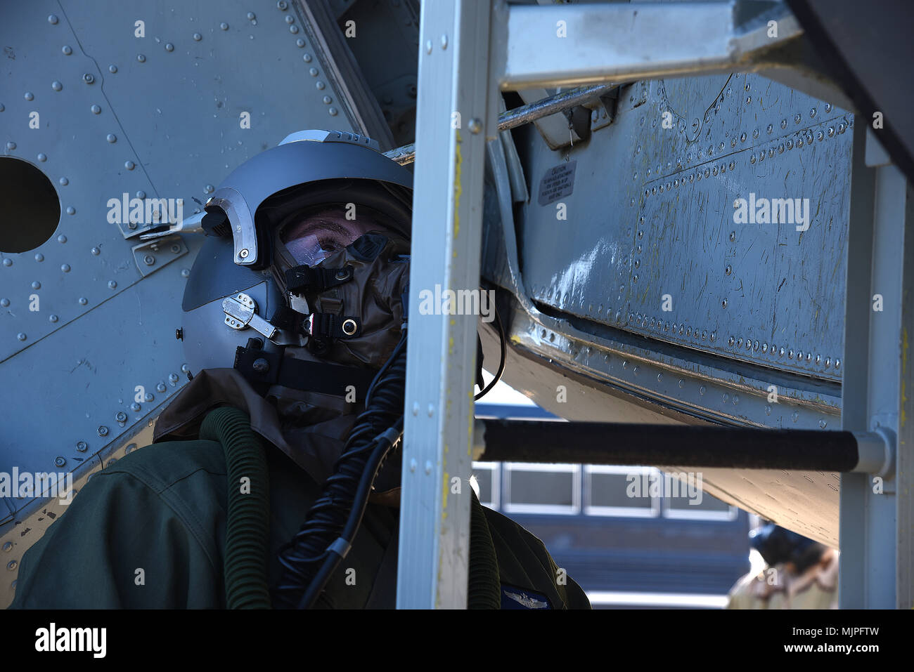 Maj. Nicholas Laplant, 344th Air Refueling Squadron KC-135 Stratotanker ...
