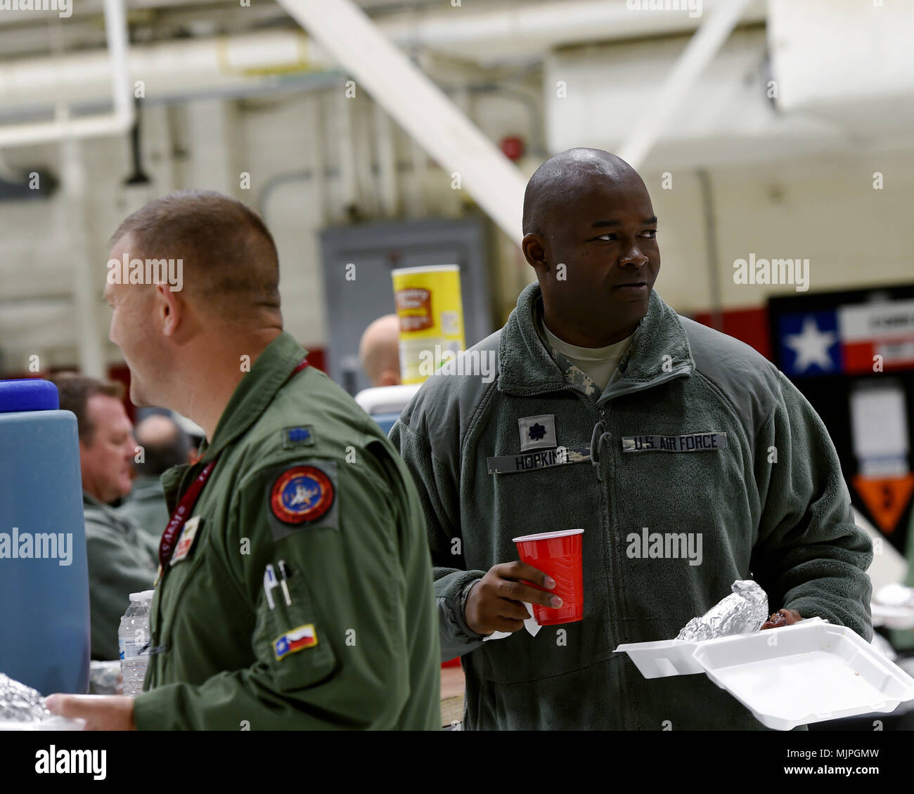 Lt. Col. Scott Elrod, commander of the 149th Fighter Wing Safety Office ...