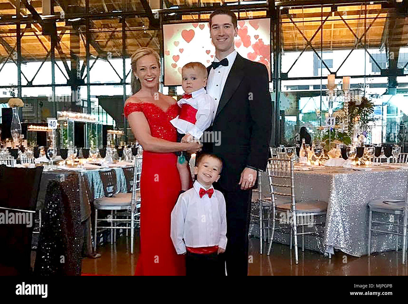 The Blumenthal family (from top left: Kelly, Finn, Michael and Mason ...