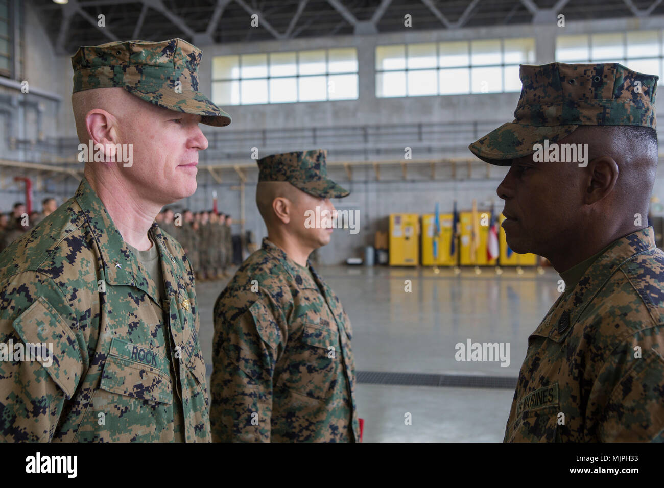 U.S. Marine Corps Brig. Gen. Paul J. Rock, the commanding officer for ...