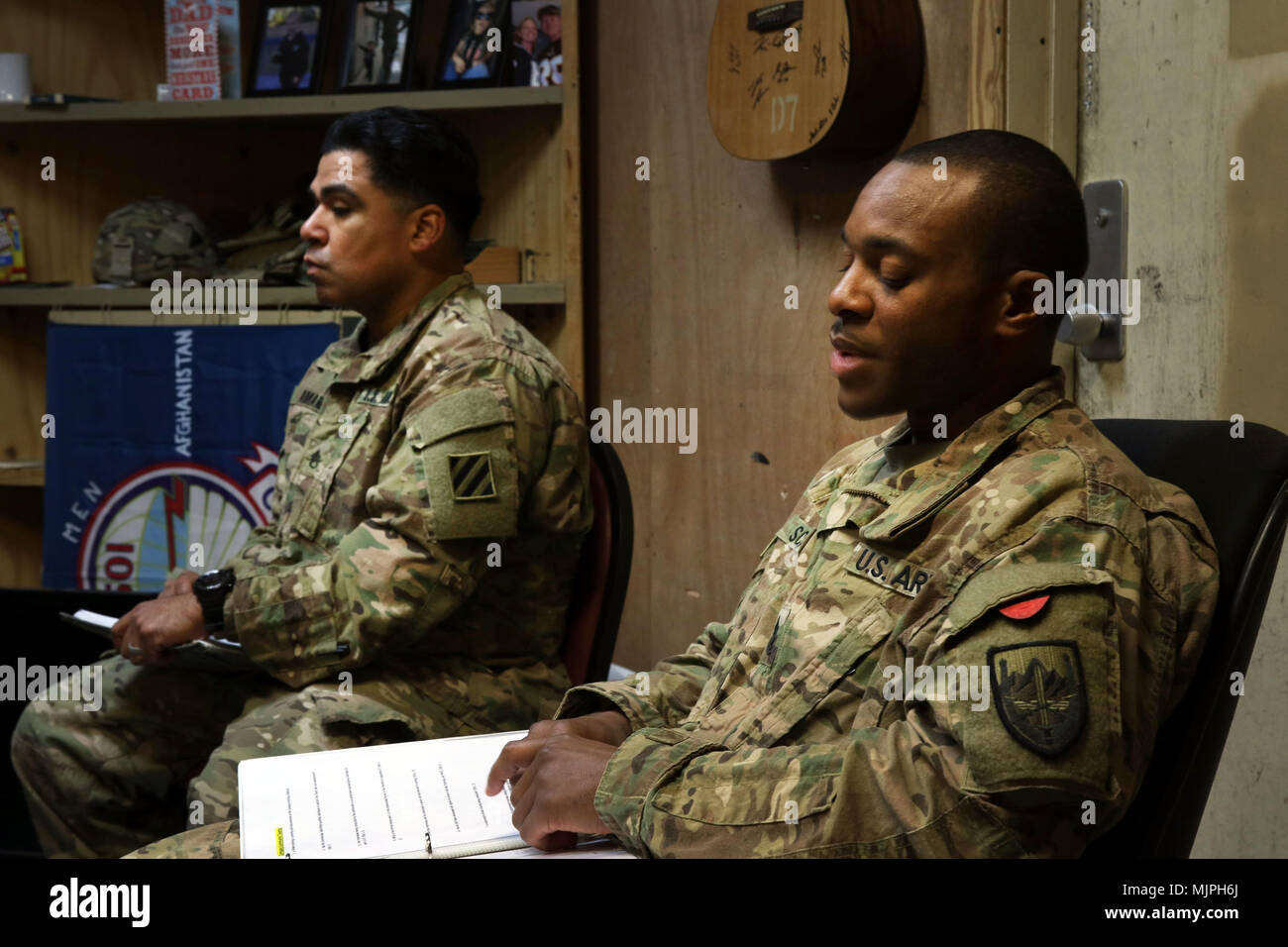BAGRAM AIRFIELD, Afghanistan - Master Sgt. Osborn Scales, an assistant ...