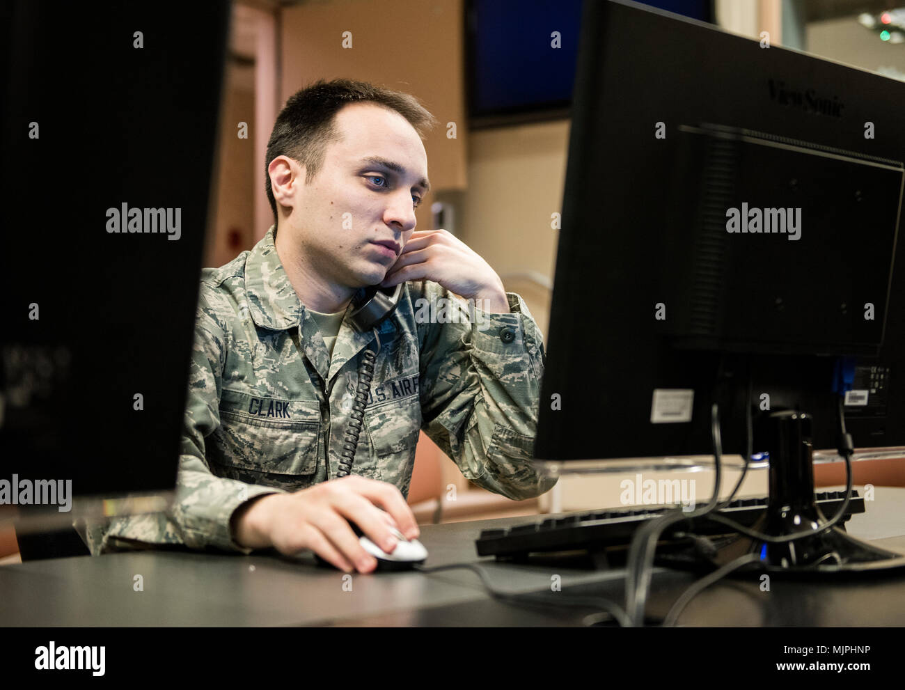 Staff Sgt. Michael Clark, 92nd Air Refueling Wing Command Post ...