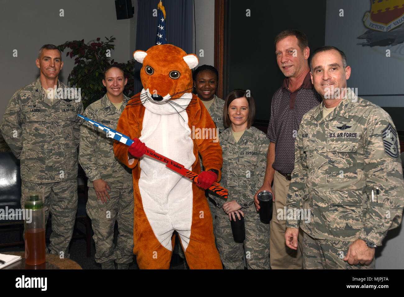 U.S. Airmen assigned to the 20th Mission Support Group (MSG) are ...