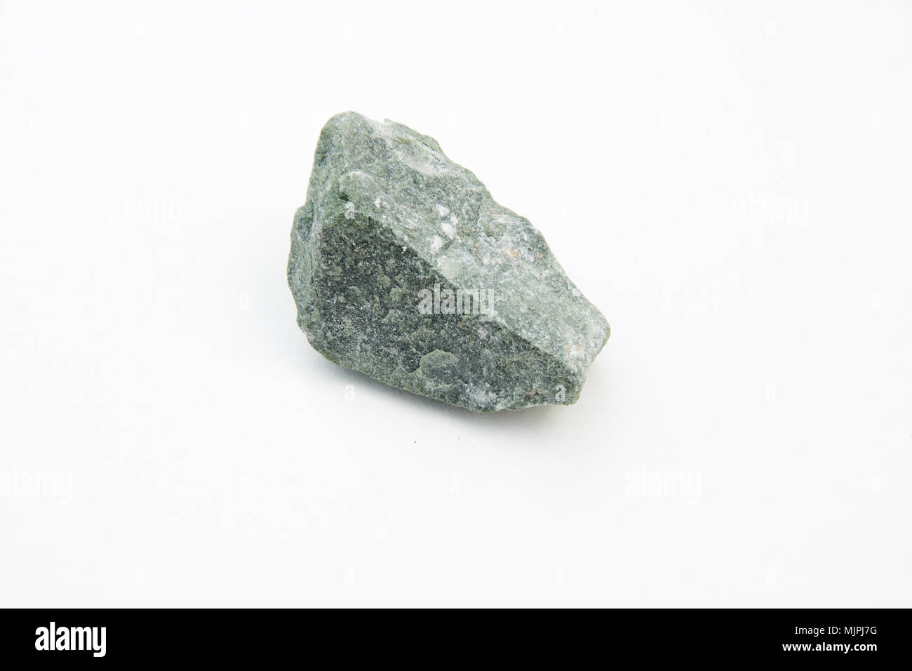 extreme close up with a lot of details of chlorite mineral isolated ...