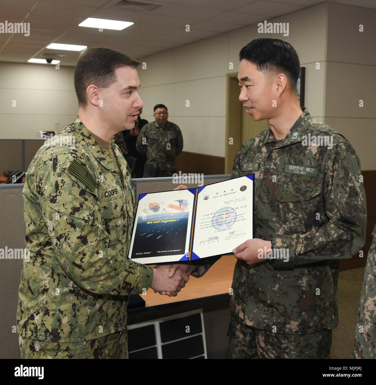 171221-N-TB148-025 BUSAN, Republic of Korea (Dec. 21, 2017) Rear Adm ...