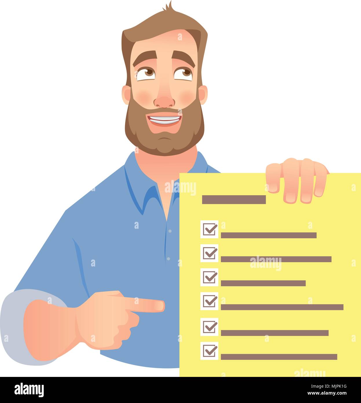 Check list funny hi-res stock photography and images - Alamy