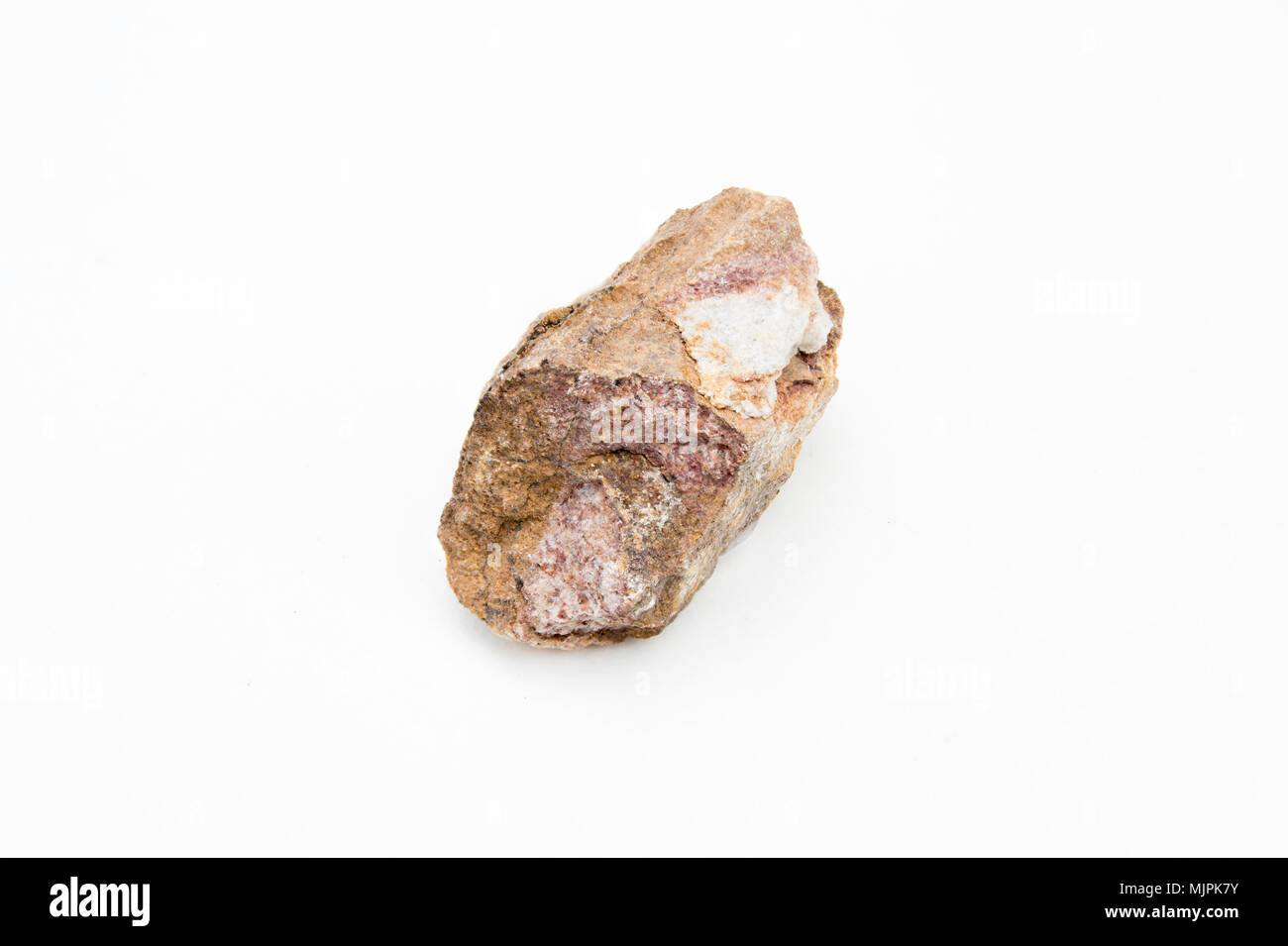 extreme close up with a lot of details of arenite stone isolated over ...