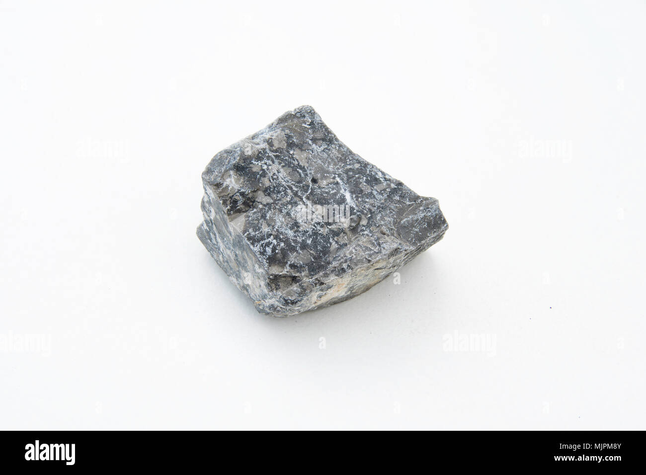 extreme close up with a lot of details of bauxite mineral isolated over ...