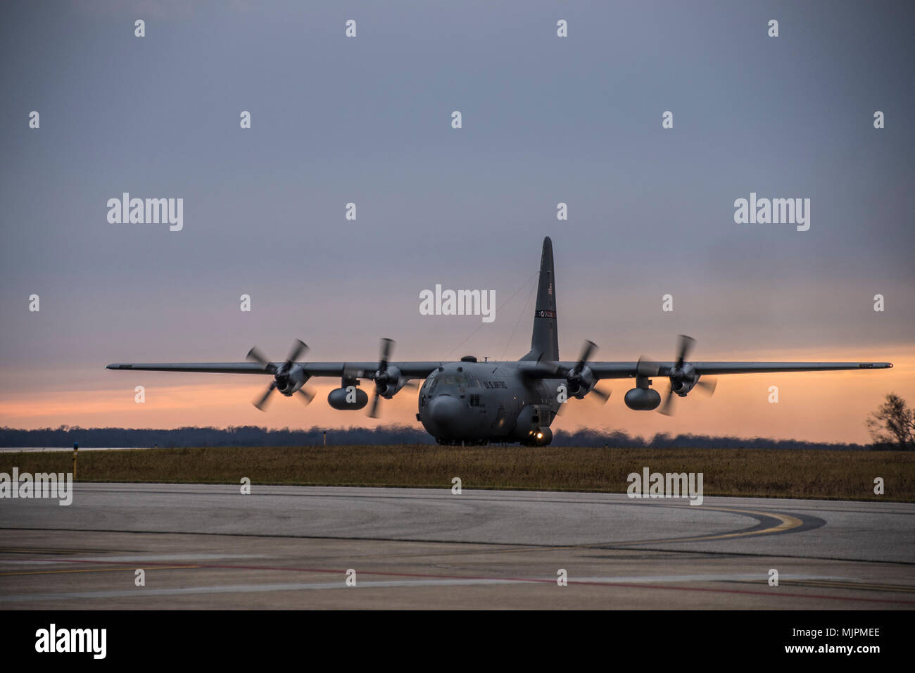 Members of the 179th Airlift Wing, Mansfield, Ohio, gathered to offer ...