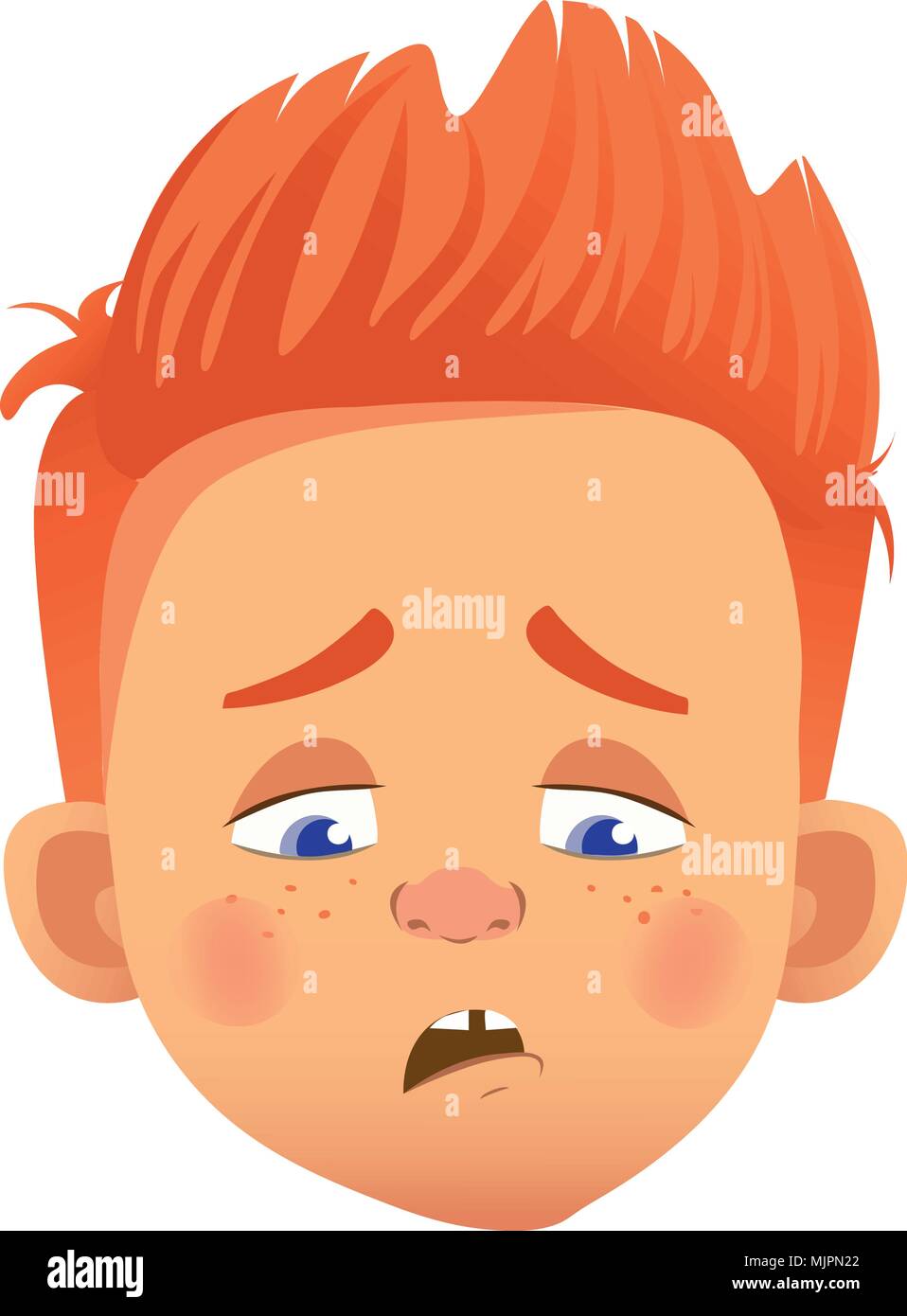 redhead boy character Stock Vector Image & Art - Alamy