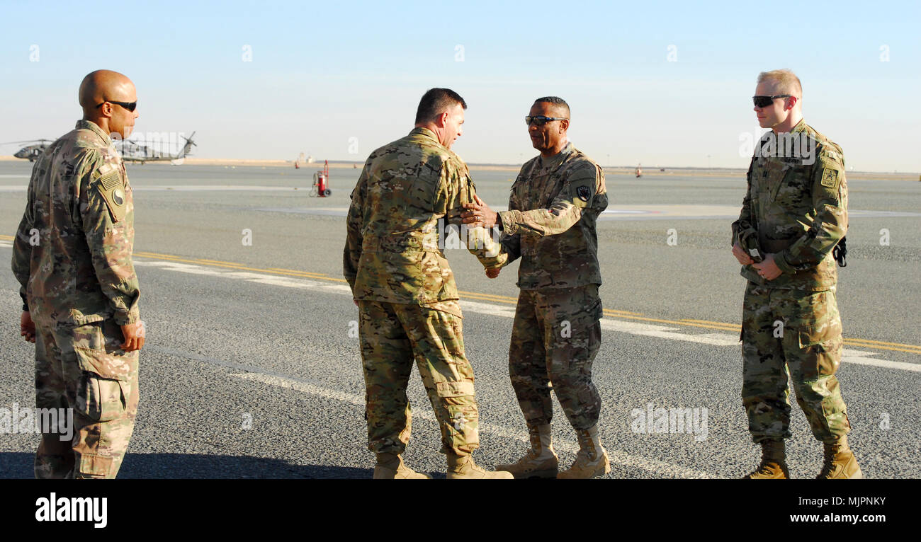 CAMP BUEHRING, Kuwait - U.S. Army Maj. Gen. Timothy McKeithen, the ...