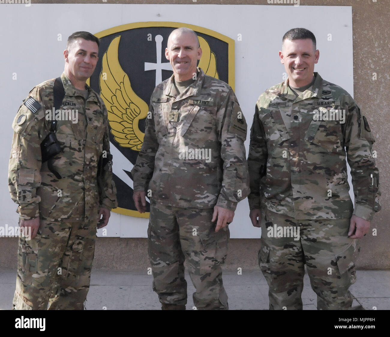 The 449th Combat Aviation Brigade Commander Lt. Col. Joseph Bishop, the ...