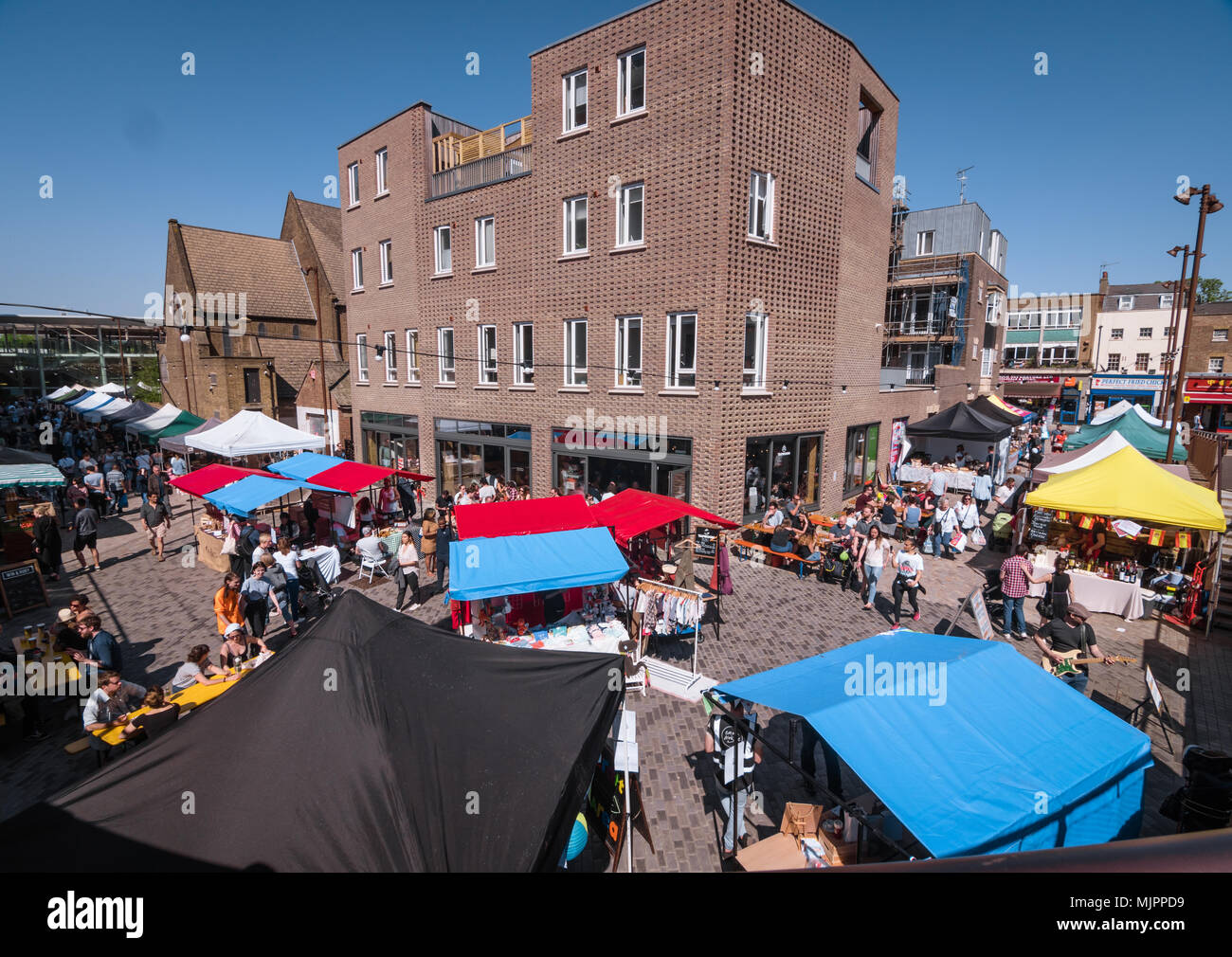 The new Deptford Market Yard by Deptford Station, London Stock Photo ...