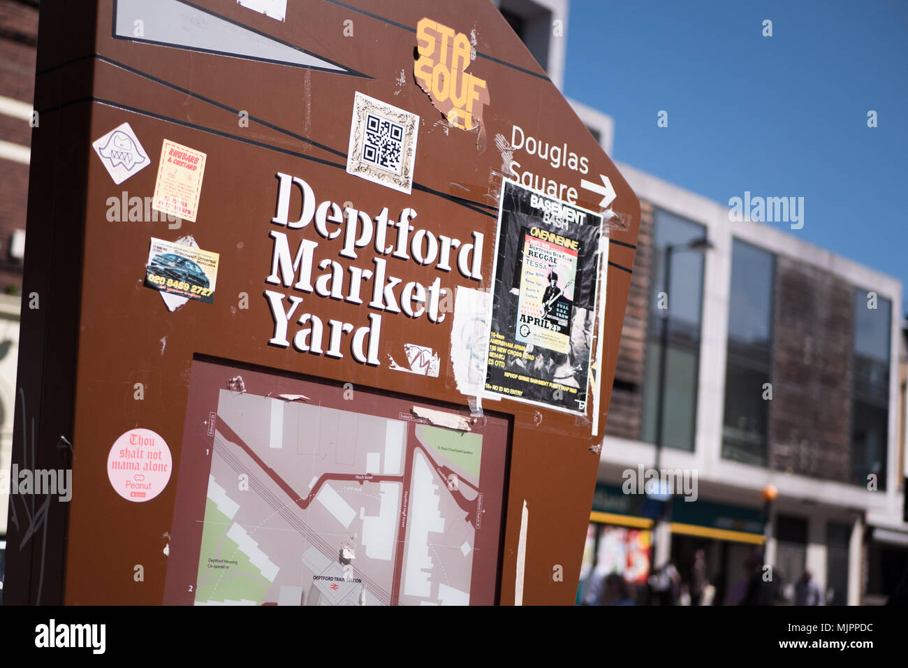 The new Deptford Market Yard by Deptford Station, London Stock Photo ...