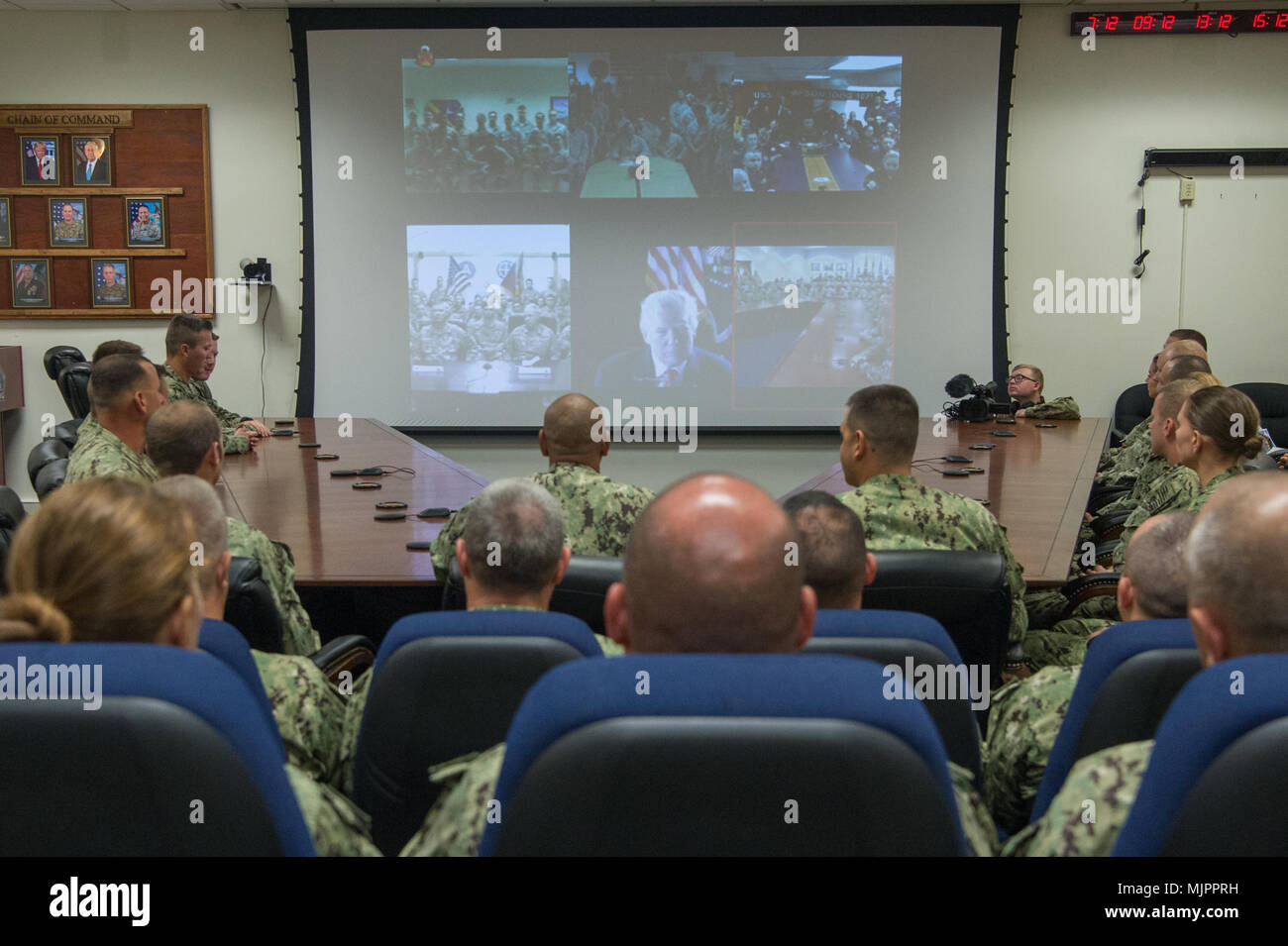JOINT TASK FORCE - GUANTANAMO, Cuba - JTF-GTMO Troopers fill up a ...