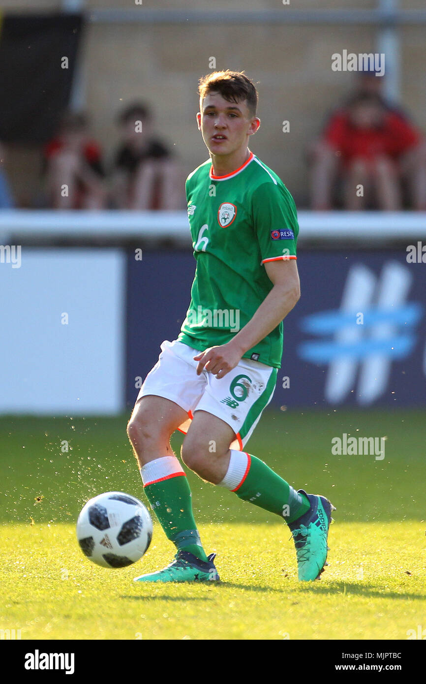 Jason Knight of the Republic of Ireland in action during the 2018 UEFA ...