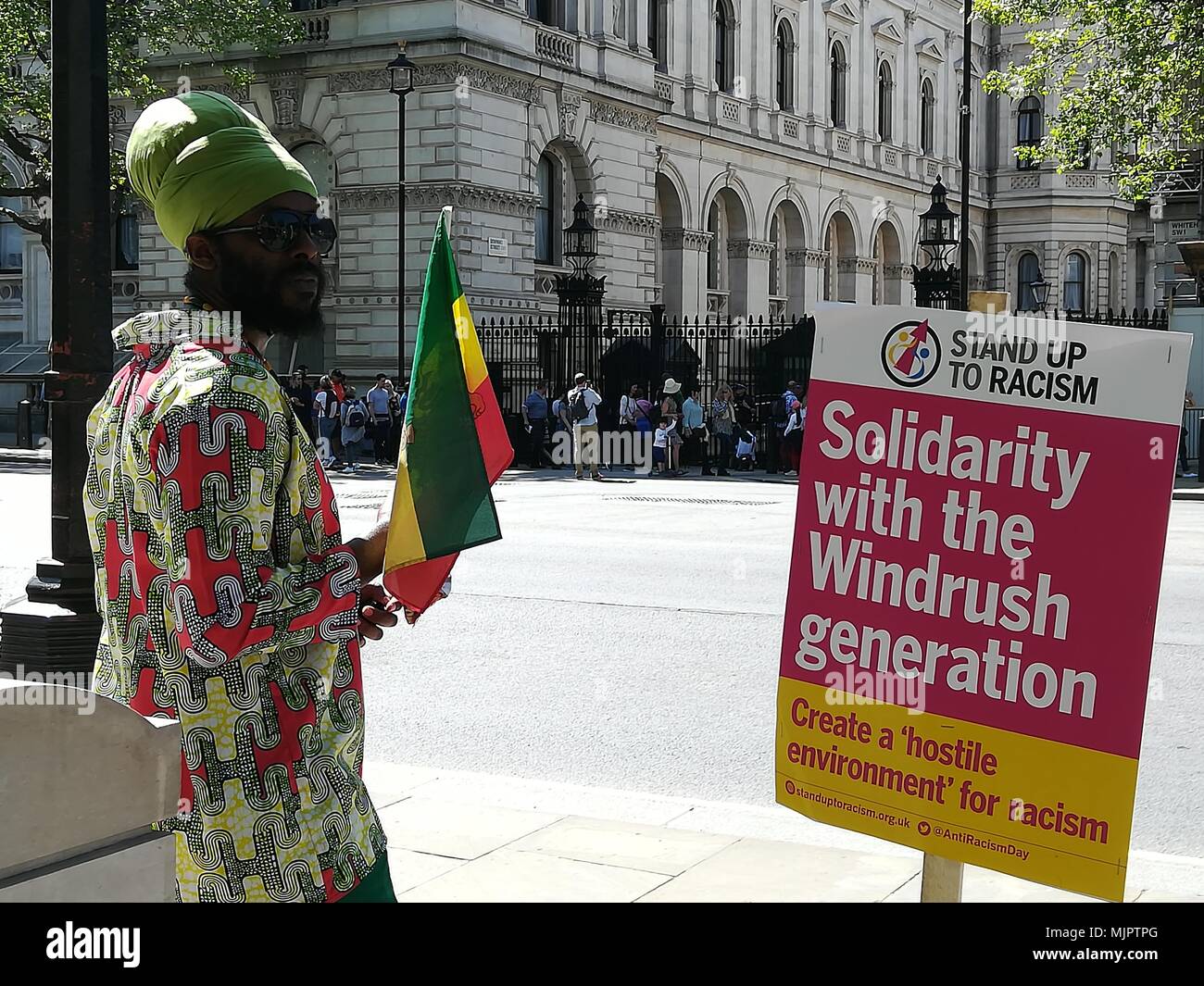 London, UK, 5 May 2018. Solidarity with the Windrush generation protest ...