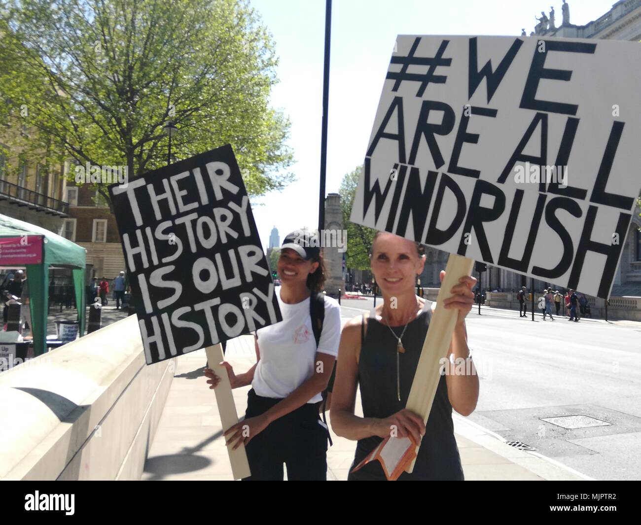 London, UK, 5 May 2018. Solidarity with the Windrush generation protest ...