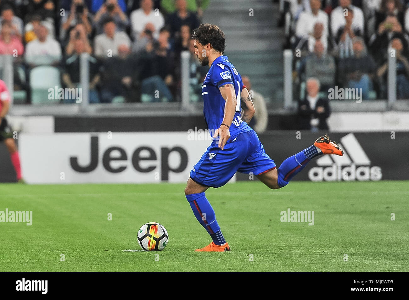 Turin, Italy, 5 May 2018. Simone Verdi (Bologna FC) during the Serie A ...