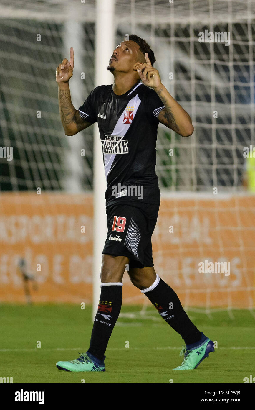 Rio De Janeiro, Brazil. 05th May, 2018. Caio Monteiro celebrates goal ...