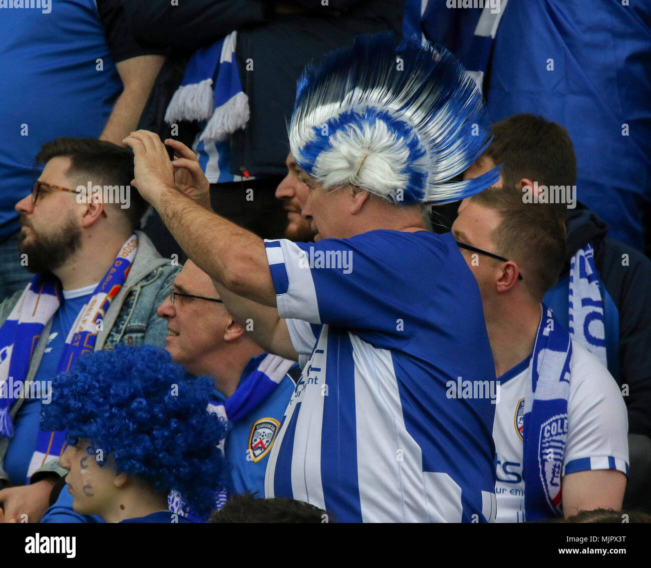 Coleraine football fan hi-res stock photography and images - Alamy