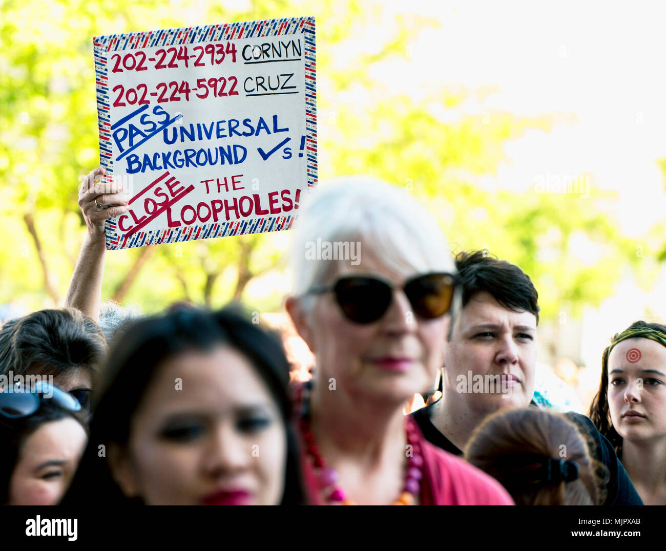 Dallas, Texas, USA. 05th May, 2018. People rally outside Dallas City ...