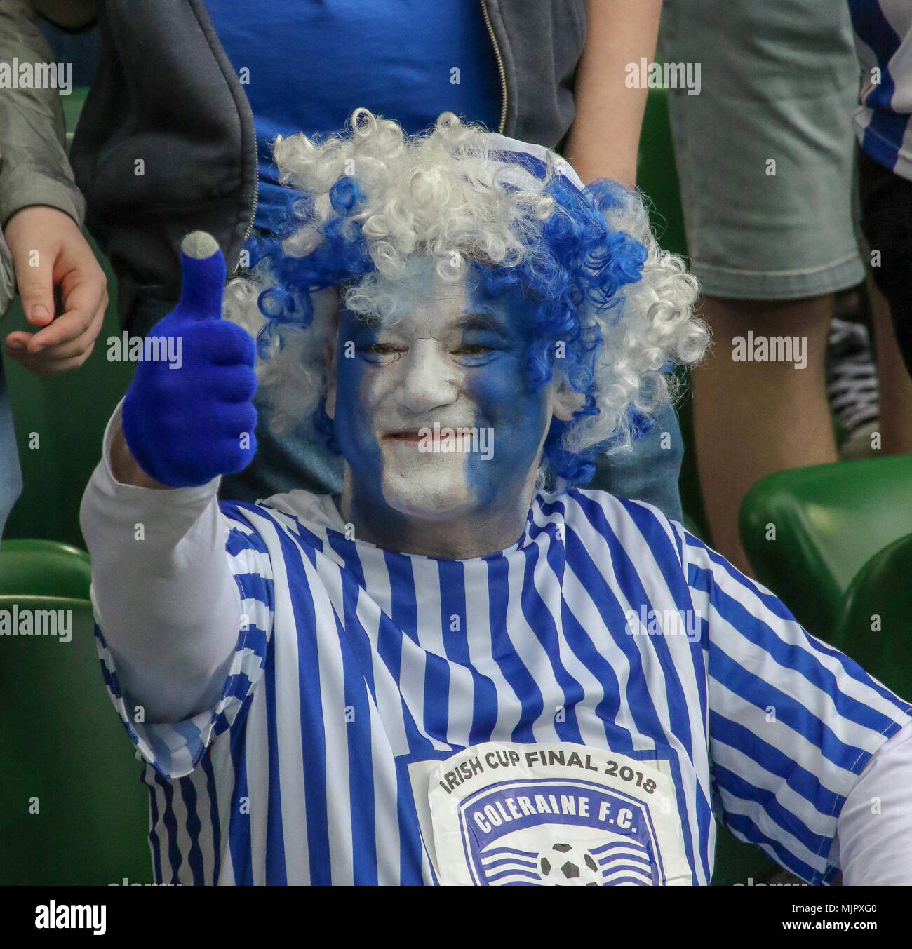 Happy coleraine supporter hi-res stock photography and images - Alamy