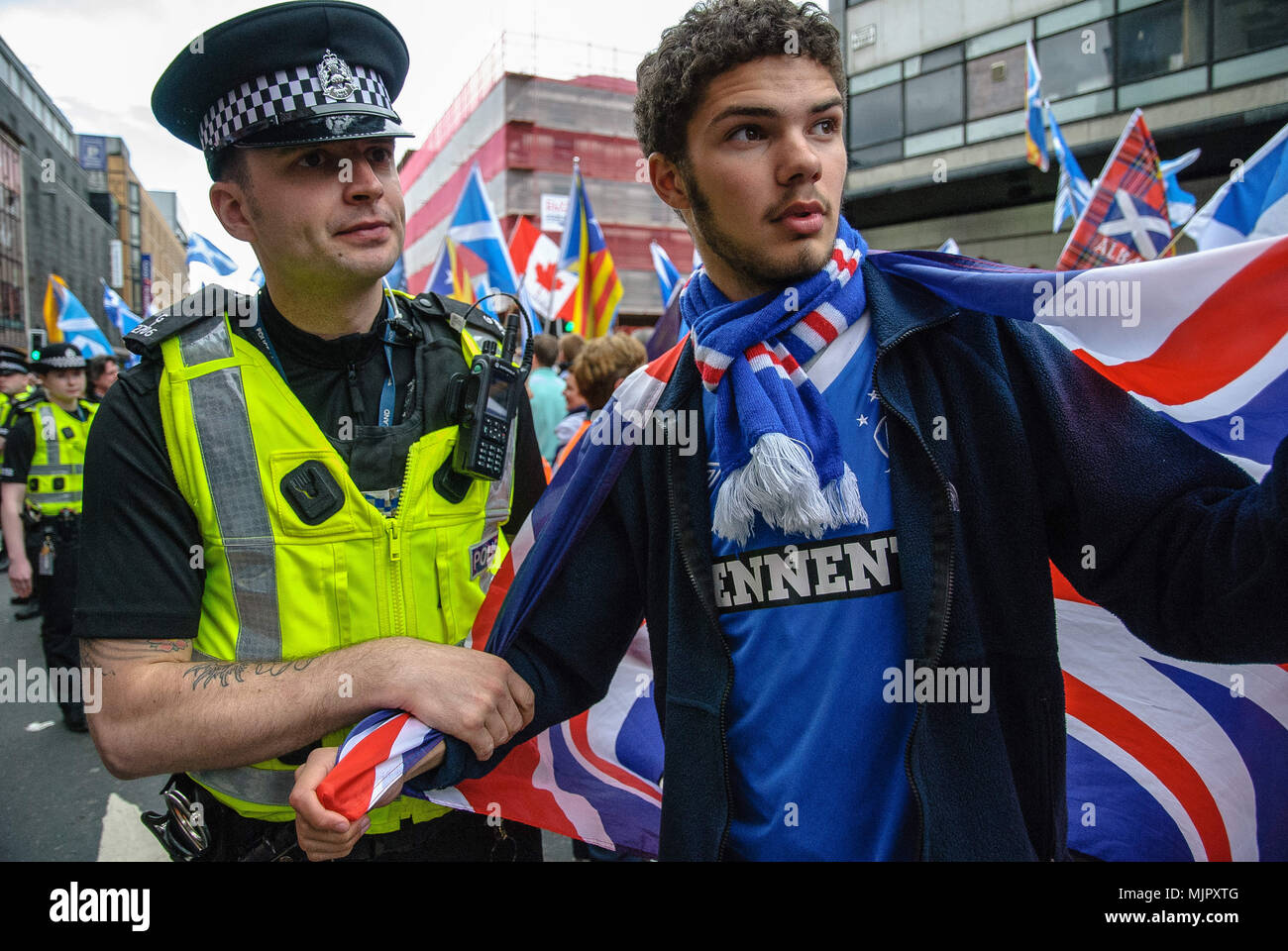 Unionist protest scotland hi-res stock photography and images - Alamy